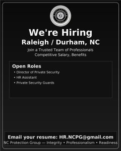 NC Protection Group - Security & Protection Services North Carolina